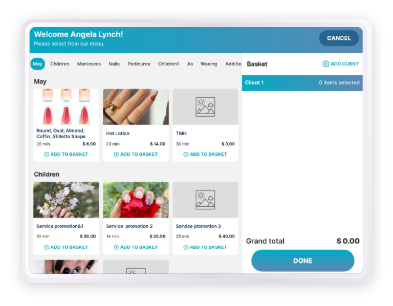Smart Check-in - NailSoft
